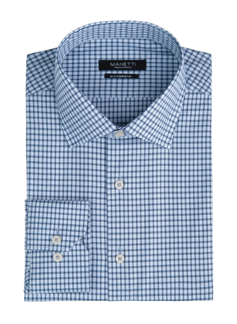 Ανδρικό Πουκάμισο Manetti formal blue-light blue